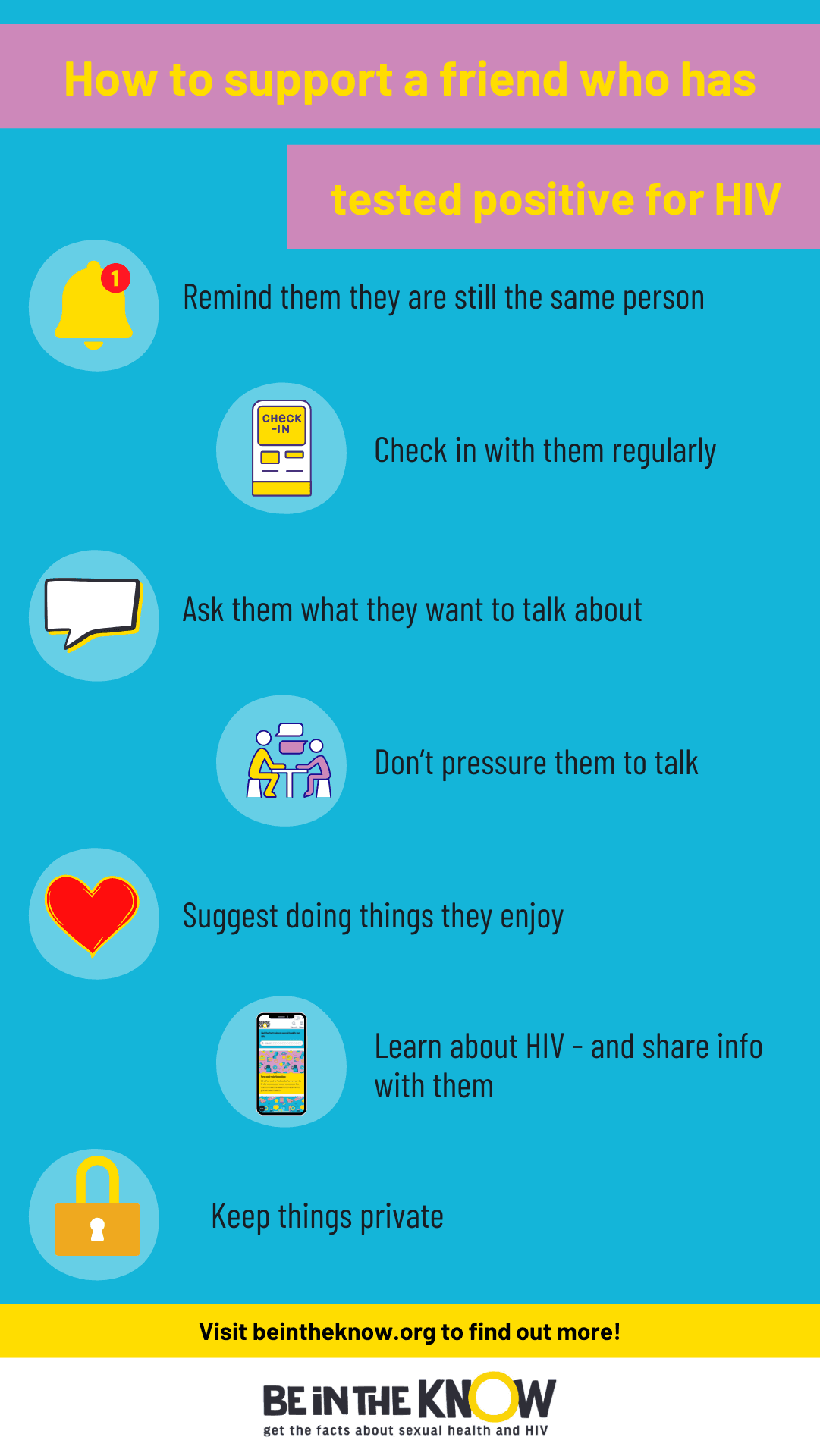 My friend just tested positive for HIV: What can I do to support them ...